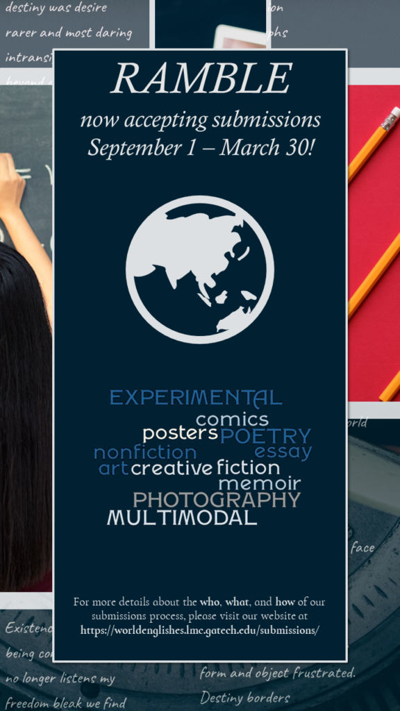 RAMBLE Magazine Submissions – Multilingual Pedagogy and World Englishes