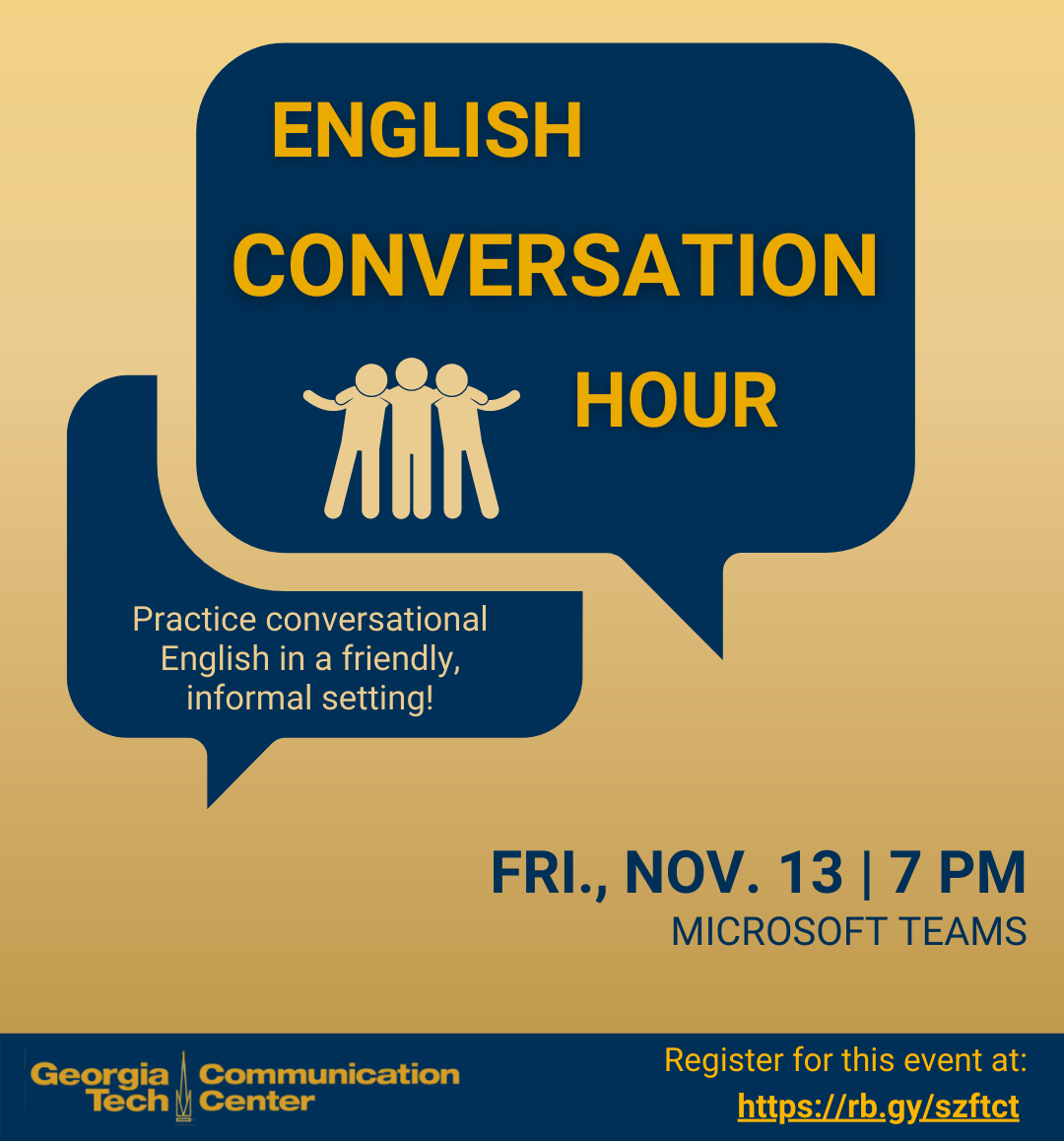 The Communication Center’s Last Fall Conversation Hour: November 13 ...